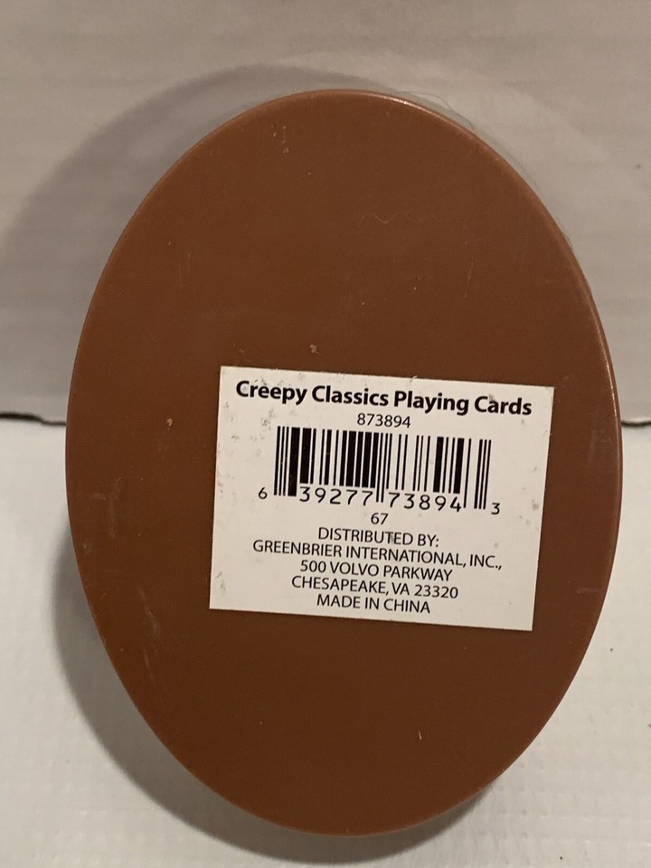 Dracula Playing Cards Original Case Creepy Classics 2006 | eBay