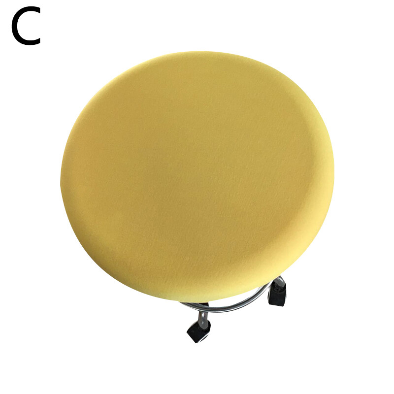 Round Chair Cover/Bar Stool Cover Elastic Seat Cover Chair Cushion ...