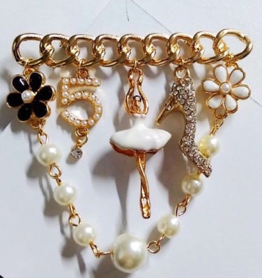 Famous Designer Style #5 Brooch With Charms | eBay