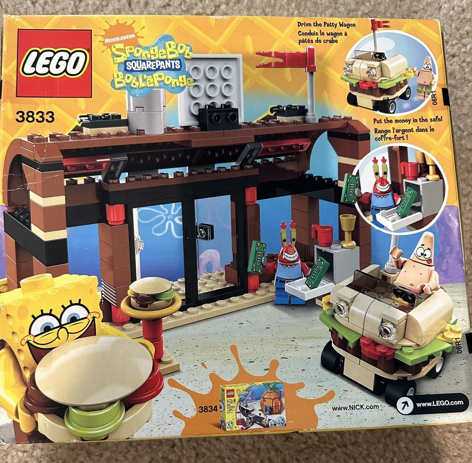 2009 LEGO SpongeBob SquarePants “Krusty Krab Adventures #3833 NEW ...