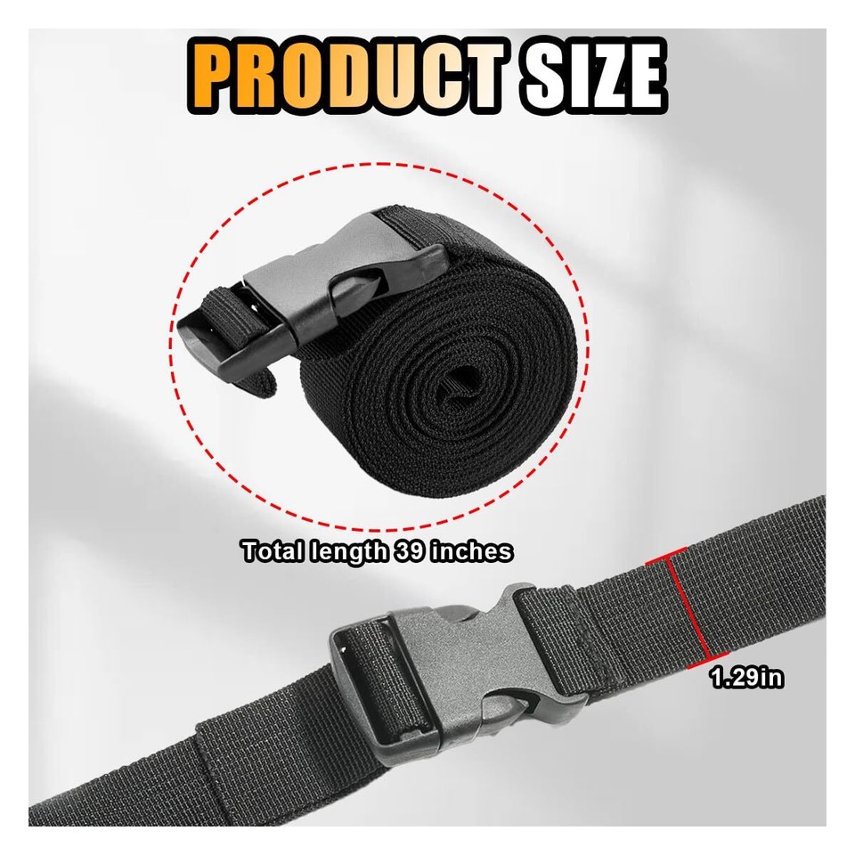 Battery Box Strap Adjustable Buckle Auto & Trailer Hold Down Strap 2 ...