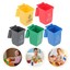 5pcs Garbage Can Model Doll House Sorting Garbage Bin Garbage Pail | eBay