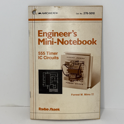Vintage Radio Shack Engineer's Mini Notebook 555 Timer IC Circuits RARE ...