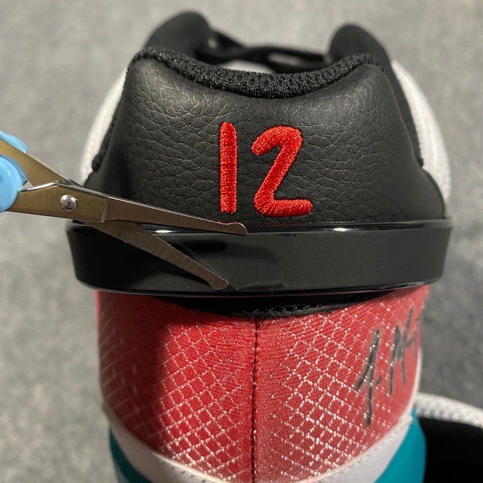 Nike Ja 1 “Reverse Scratch” Basketball Sneakers Mens 18 White Green Red ...