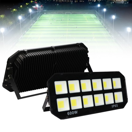 2 Pack 600W LED Flood Light Outdoor Security Spotlight Garden Yard Lamp ...
