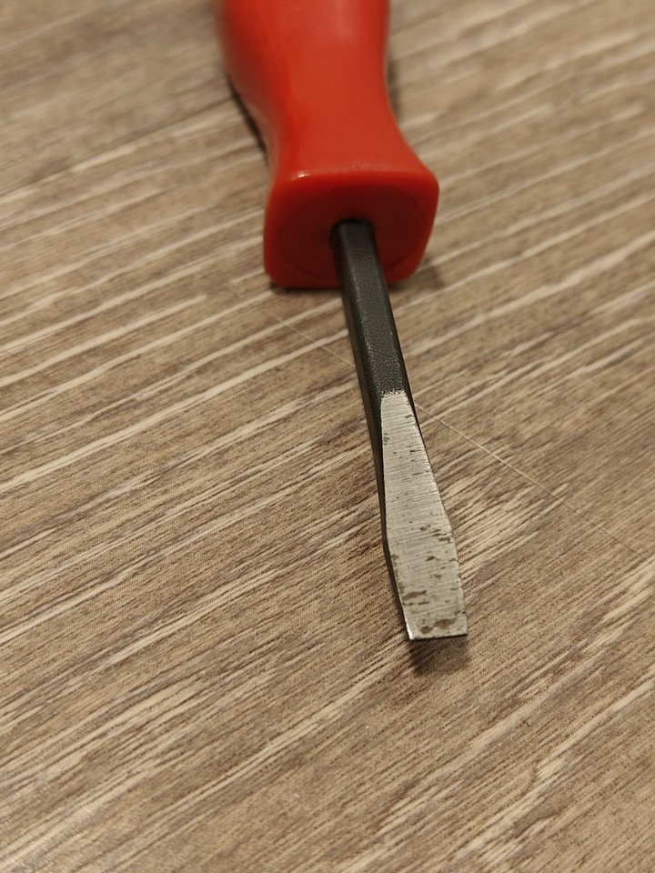 Mac Tools USA Vintage Flat Screwdriver Red Hard Handle PH2A | eBay