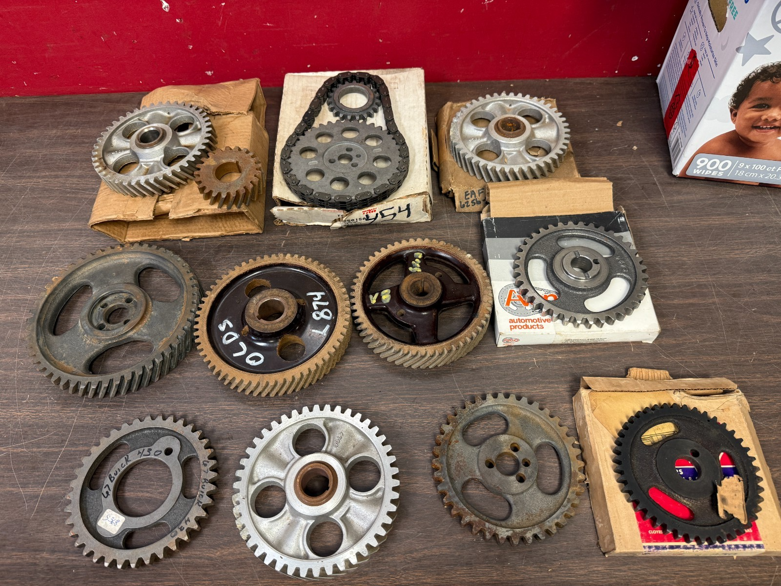 LOT OF 11 VINTAGE 1950s 1960s 1970s GM FORD MISC TIMING GEARS 1225 | eBay