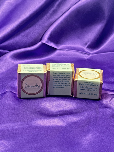 Ben Rickert Benandre 3 Bath Cubes Original English Formula 1.5 Oz. VTG ...