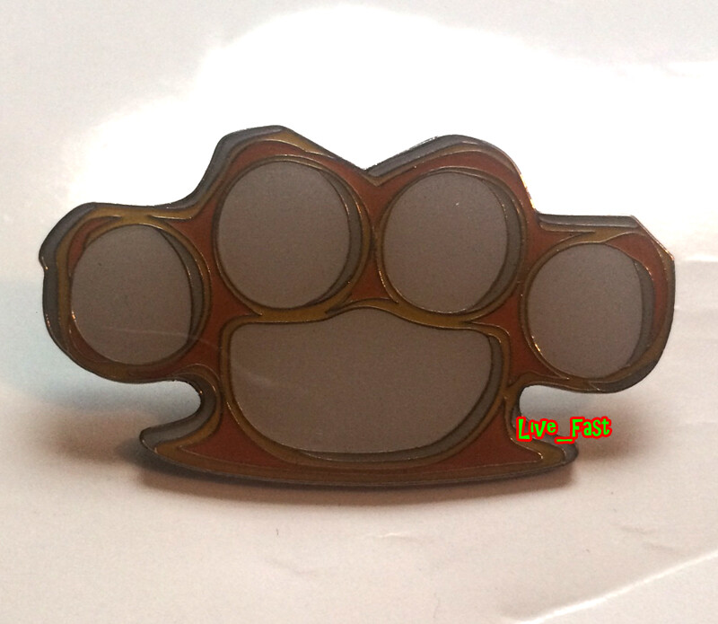 BRASS KNUCKLES LAPEL PIN biker pins biker jacket rockabilly greaser | eBay