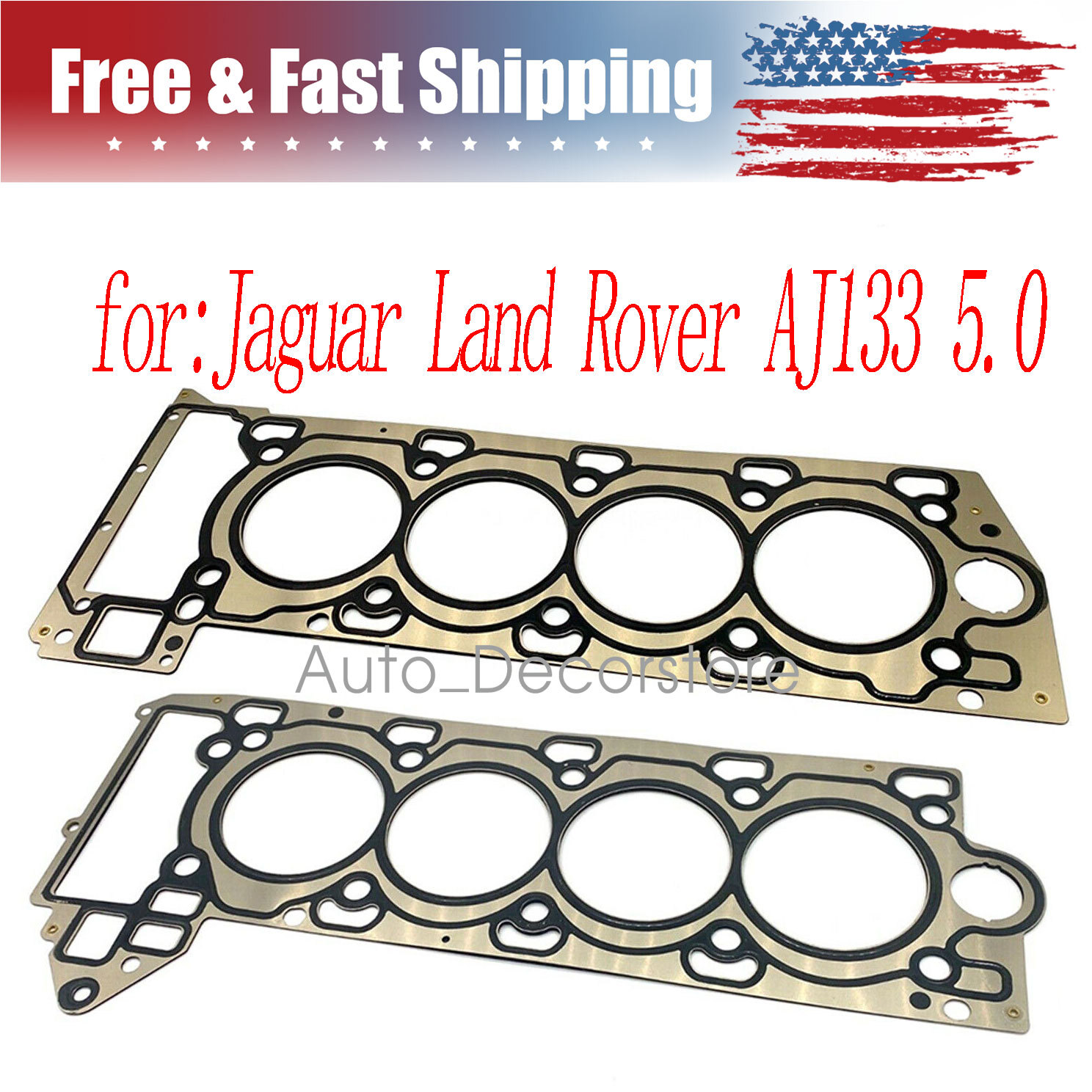 2Pcs Engine Head Gasket Fit for Land Rover Range Sport LR4 AJ133 ...