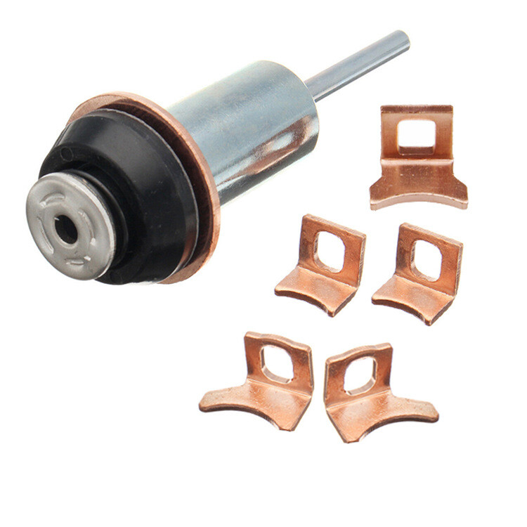 FOR DENSO STARTER SOLENOID REPAIR REBUILD KIT PLUNGER/CONTACTS 028000 ...