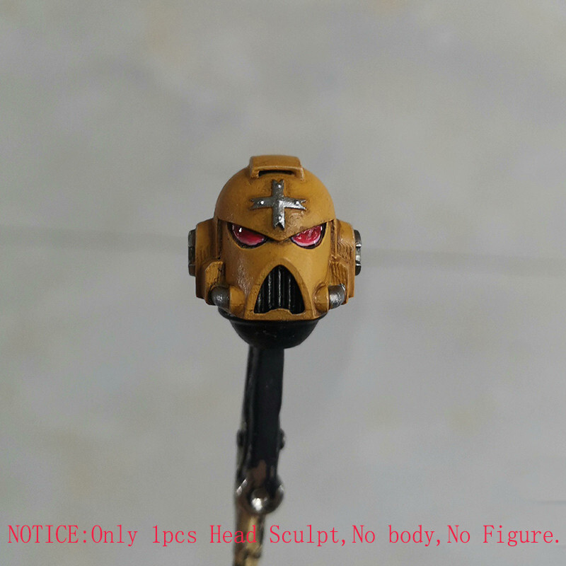 Delicate 1/18 Scale Pig Helmet Head Sculpt Fit 3.75" Joytoy Warhammer ...