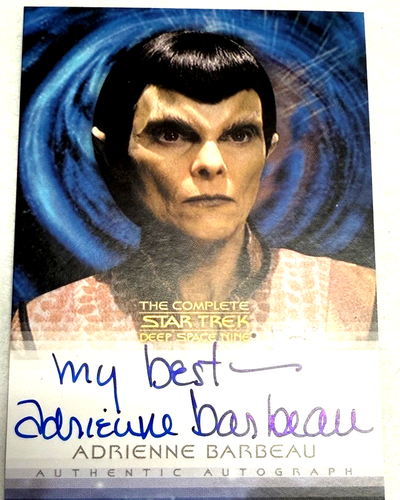 Adrieanne Barbeau Autograph Card Star Trek Deep Space Nine DS9 Cretak ...