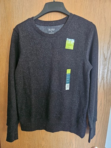 TEC GEAR MENS ULTRASOFT FLEECE PULLOVER, CHARCOAL, THUMB HOLES NWT | eBay
