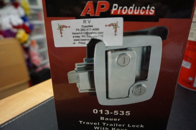 AP Products 013-535 Bauer Chrome Travel Trailer Lock With Keys for sale ...
