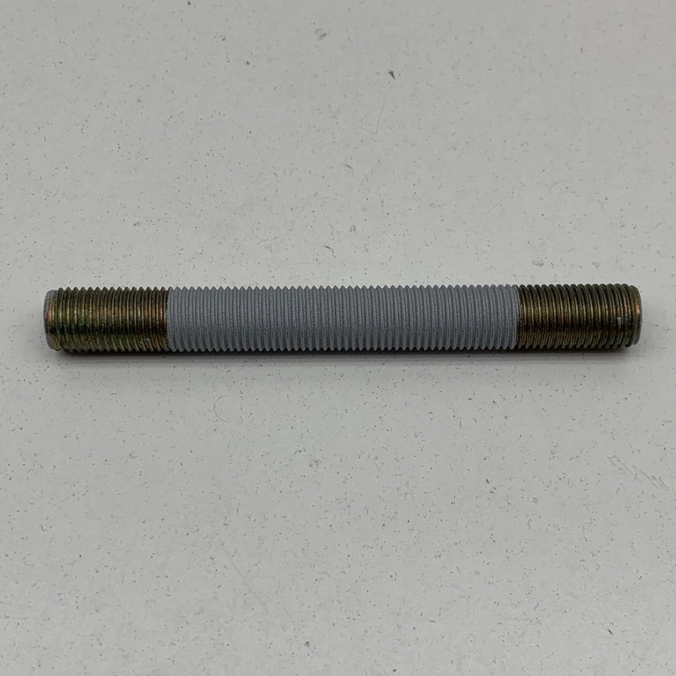 (6-Pack) 4-1/2" Length Threaded Light Fixture Hanging Steel Rod 1/2" OD ...