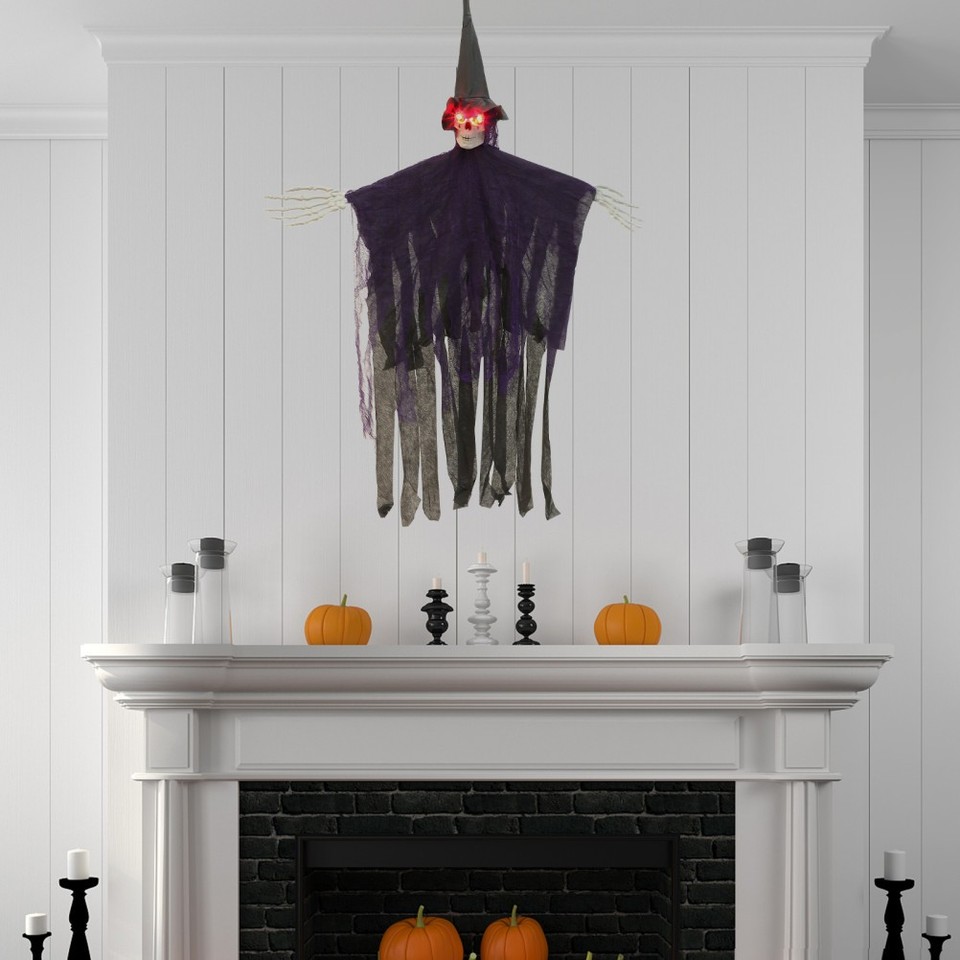 Creepy Ghost Pendant Halloween Door Decorations Party Ornaments Indoor ...