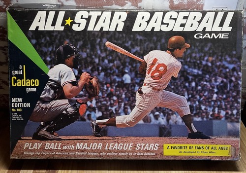 CADACO All-Star Baseball Board Game 1968 Complete 61 Player Disc 6 ...