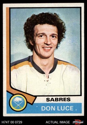 1974 Topps #79 Don Luce Sabres 5 - EX | eBay