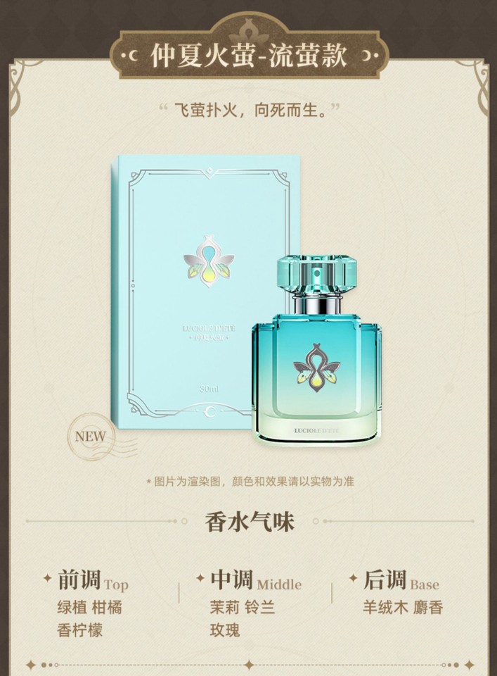 miHoYo Honkai: Star Rail Perfume Firefly 30ml Fragrance Gift Box ...