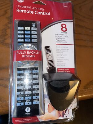 GE Universal Learning Remote Control 8 Device TV DVD SAT Cable Model ...