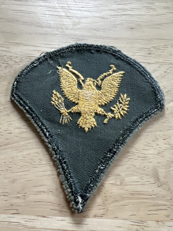 US Army Specialist Rank Gold Eagle Military Patch 3.25" Tall 3" Wide ...
