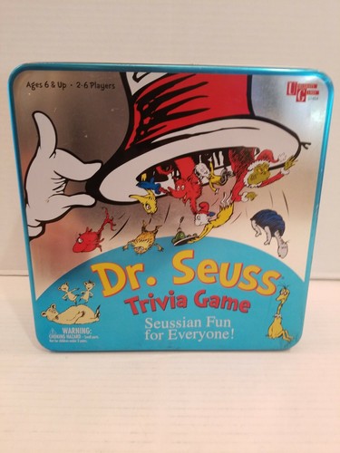 DR. SEUSS TRIVIA GAME in a collector Tin - University Games - 2000 ...