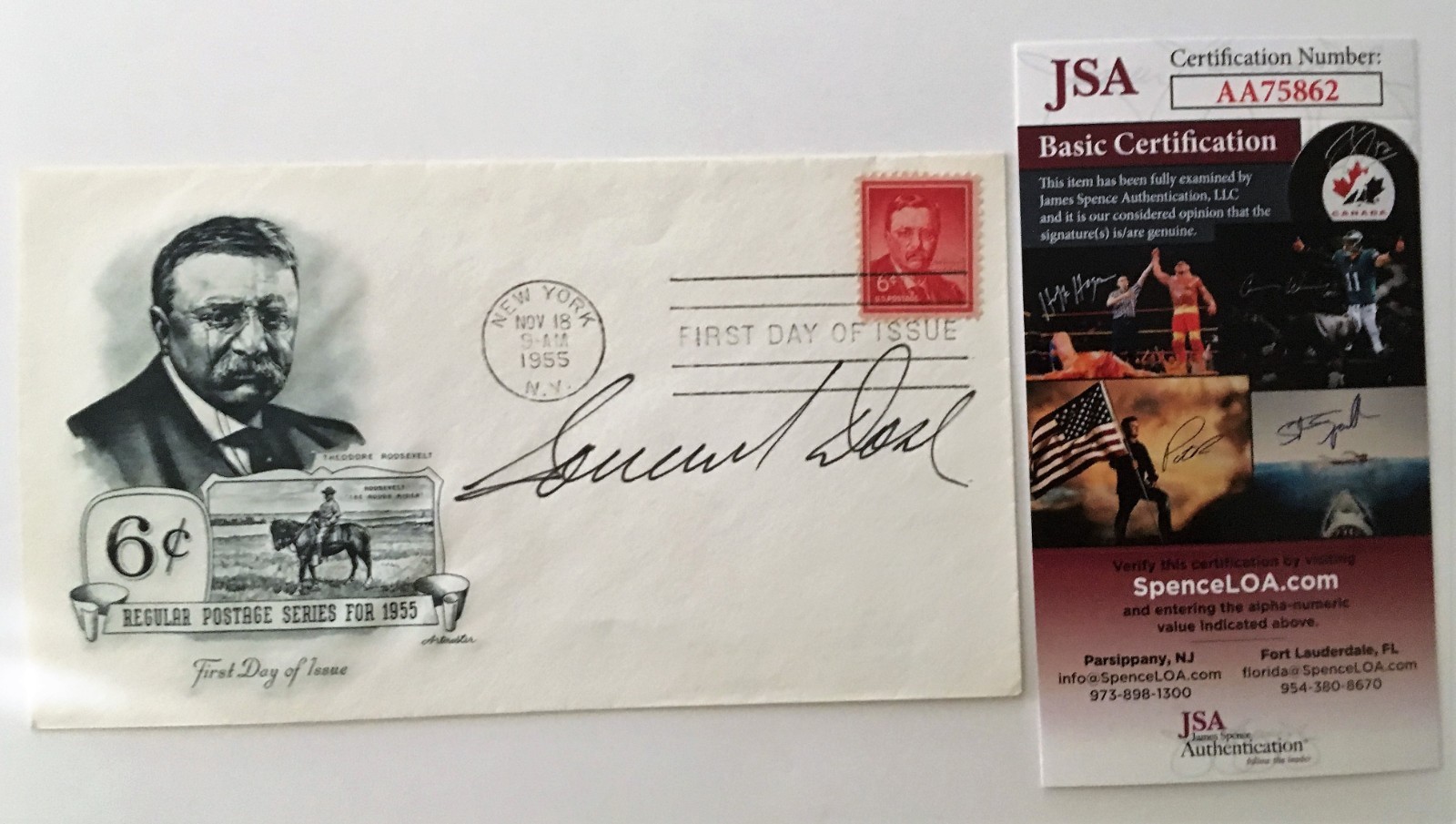 Samuel Dash Signed Autographed First Day Cover JSA Certified Watergate ...