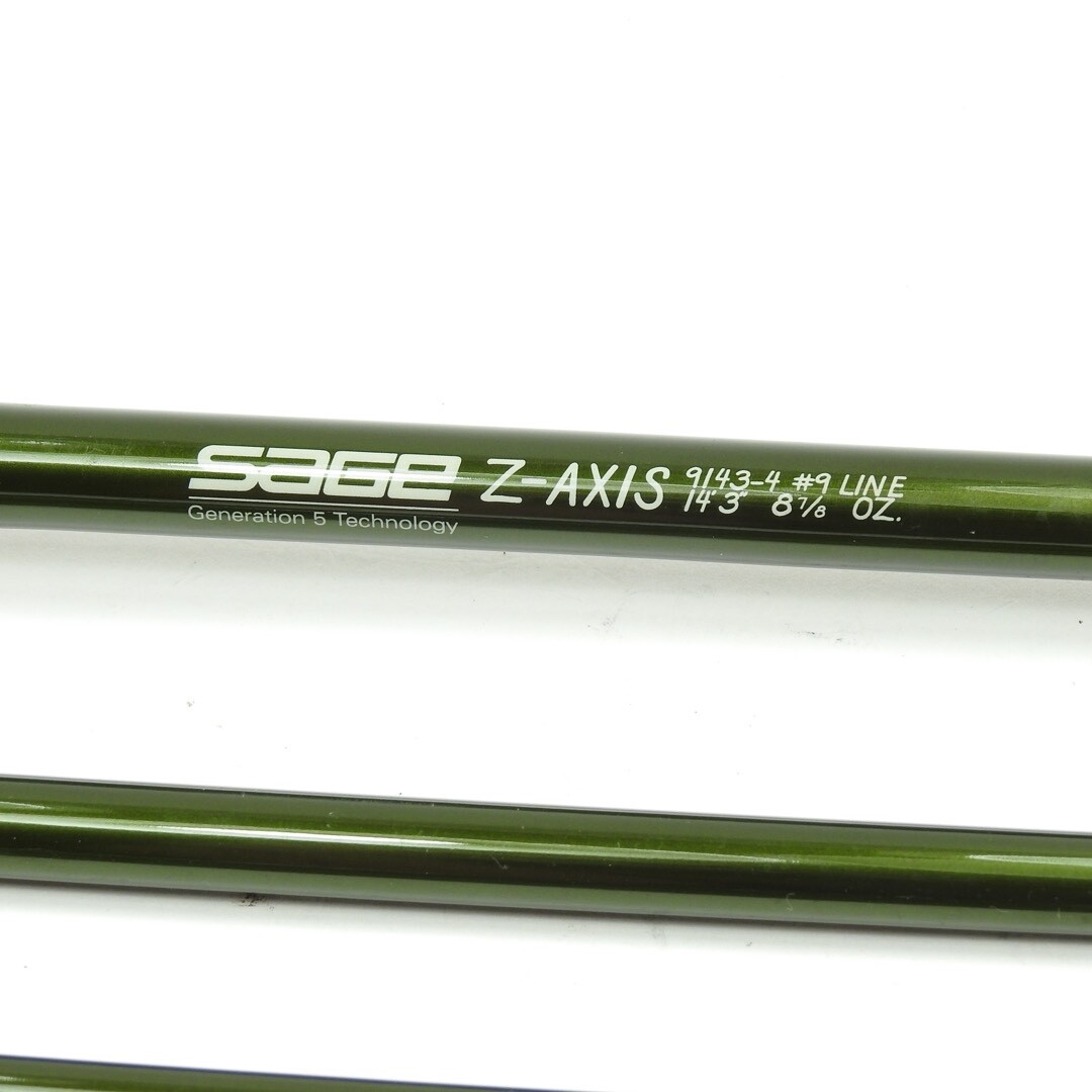 Sage Z-Axis 9143-4 Fly Fishing Rod. 14' 3” 9wt. W/ Tube Sage Z-Axis 9143-4 Fly Fishing Rod. 14' 3” 9wt. W/ Tube