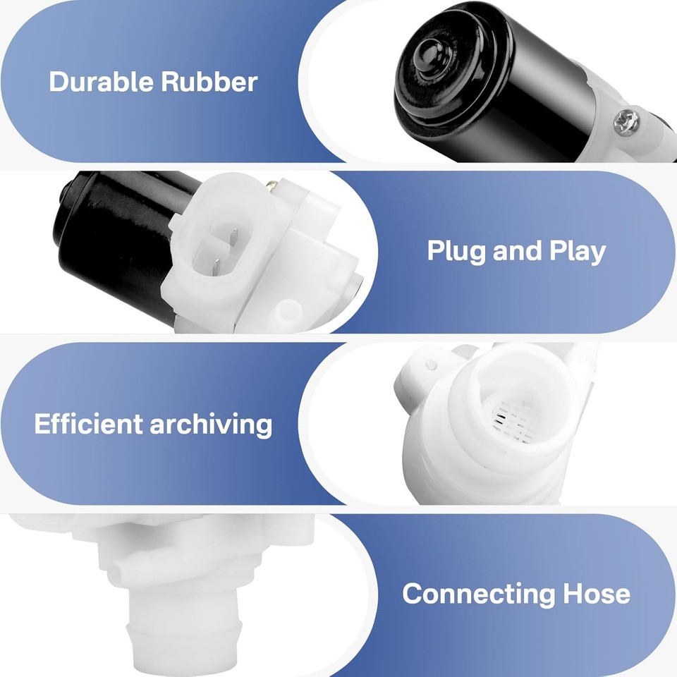 Truck Windshield Wiper Washer Fluid Pump 104307 HLK7046 104252 ...