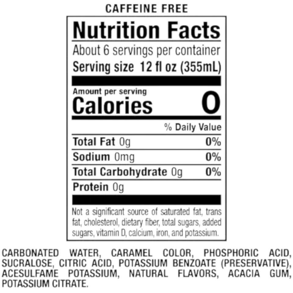 Diet Rite Pure Zero Cola 2 Liter Bottle | eBay