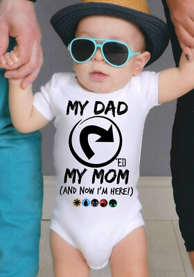 Magic the Gathering Baby ONESIE ® by Gerber® Bodysuit Shower Gift Dad ...