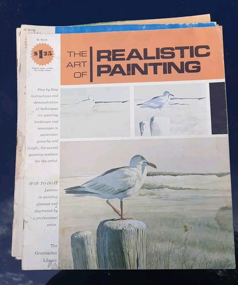 Lot Of 9 Vintage Art Instruction Books Grumbacher Library | eBay