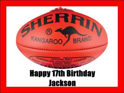 Football Sherrin Edible Cake Topper Icing Cake Decorations (2 Sizes) | eBay