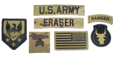 7 US Army Patch Set Multicam OCP Milslim Convoluted 4th MEB 34th Div ...