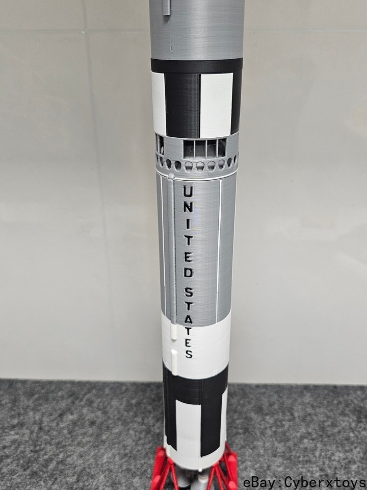 1:60 Scale NASA Gemini TitanII + Redstone Launch Vehicle Rocket Model ...