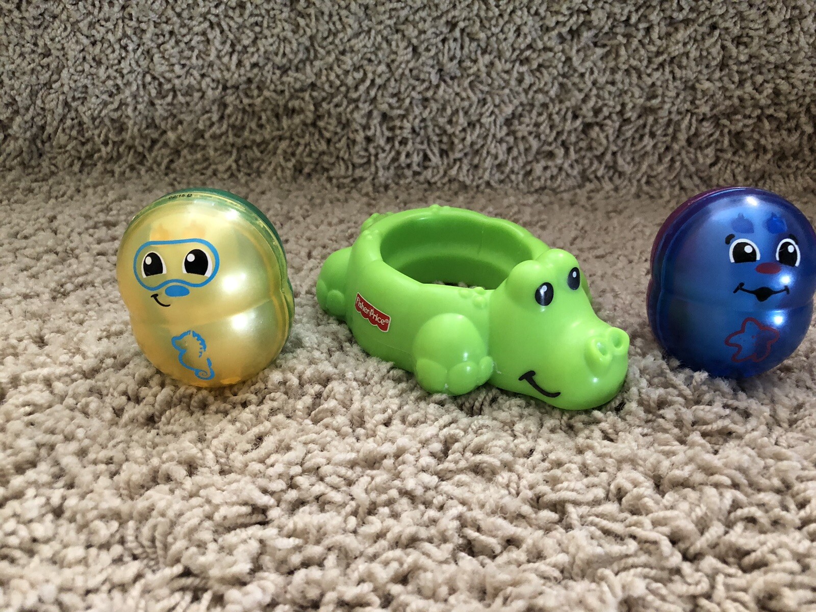 Fisher Price Topsy Turvy Tumblers 2 Sided Lot of 2 w/ Alligator Floatie ...
