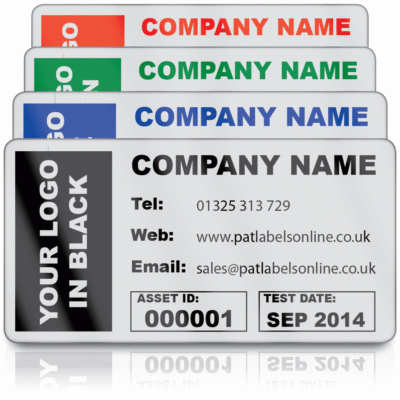 Standard Saiz Logo Heavy Duty Standard Size Asset ID Labels Design