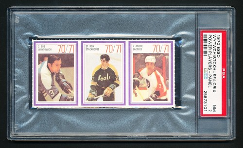 1970 ESSO POWER PLAYERS WOYTOWICH STACKHOUSE LACROIX PSA 7 NR MINT ...