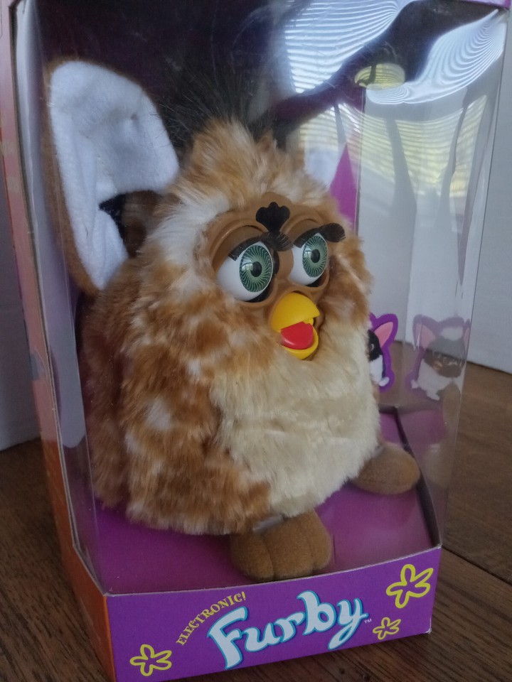 VTG 1998 FURBY ORIGINAL UNOPENED Box Brown Tan 1st Edition Tiger ...