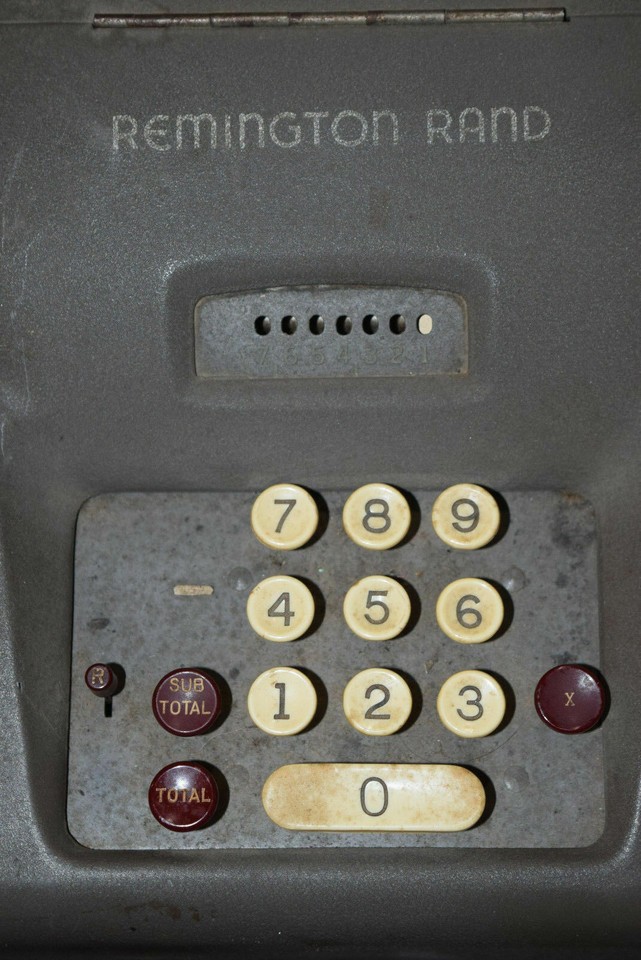 Vintage Remington Rand Adding Machine -10 Key - Made in the USA | eBay