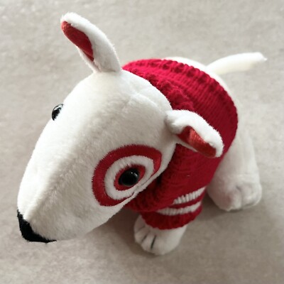 Target Store BULLSEYE Dog 2005 Christmas Sweate Plush Stuffed Animal | eBay