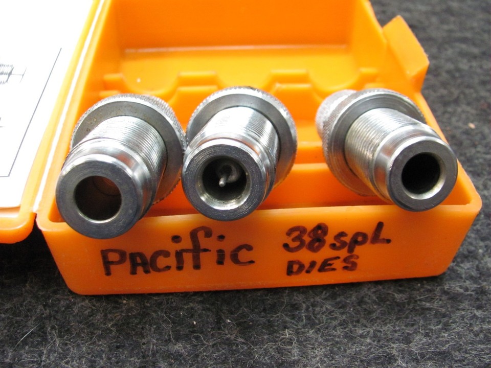 Pacific Reloading Die Set for Caliber 38 Special | eBay