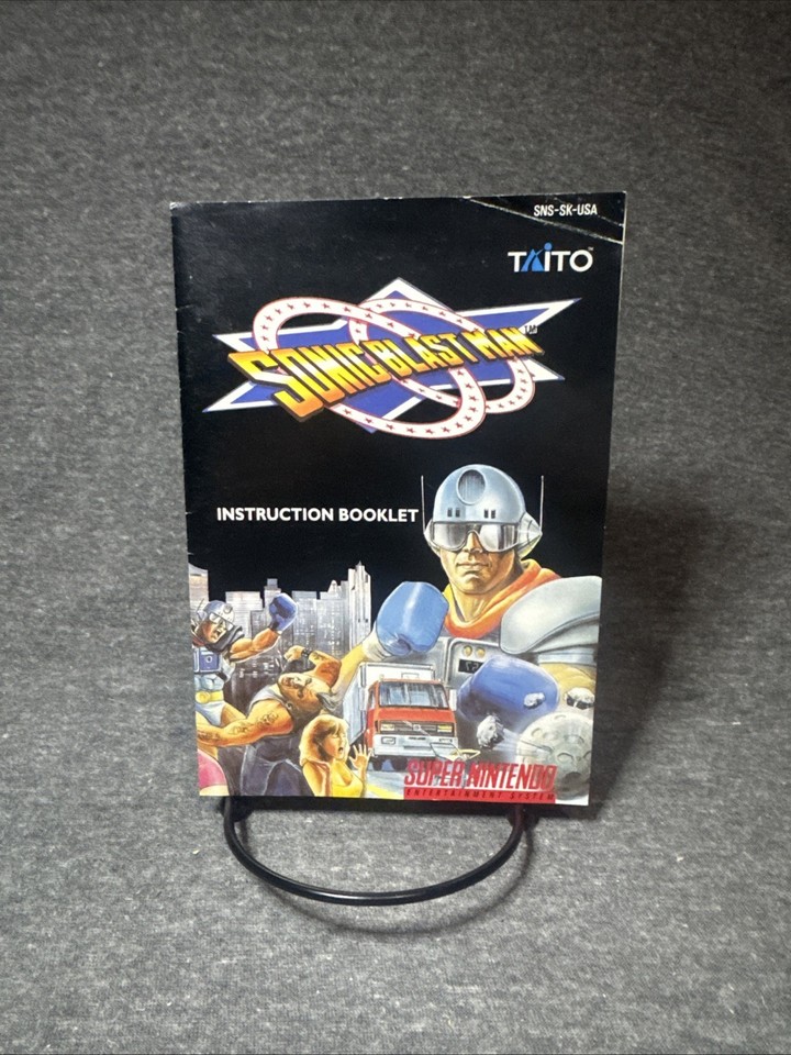 Sonic Blast Man Super Nintendo Entertainment System SNES CIB 18 ...