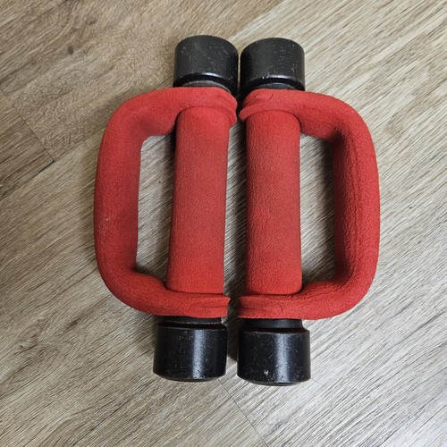 VINTAGE AMF Heavy Hands Pair 2lb Dumbbells, Soft Grip Handles, Screw-On ...