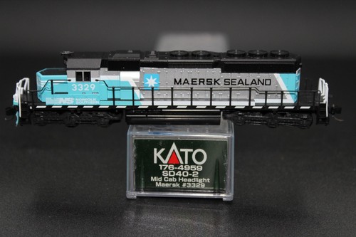 N 176-4959 Kato Maersk/Norfolk Southern NS SD40-2 Road # 3329 DCC Free ...