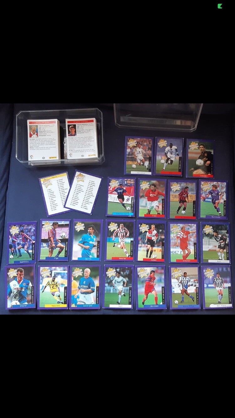 1996 Panini Estrellas Europeas #80 Ronaldo Nazario ROOKIE PSV EINDHOVEN ...