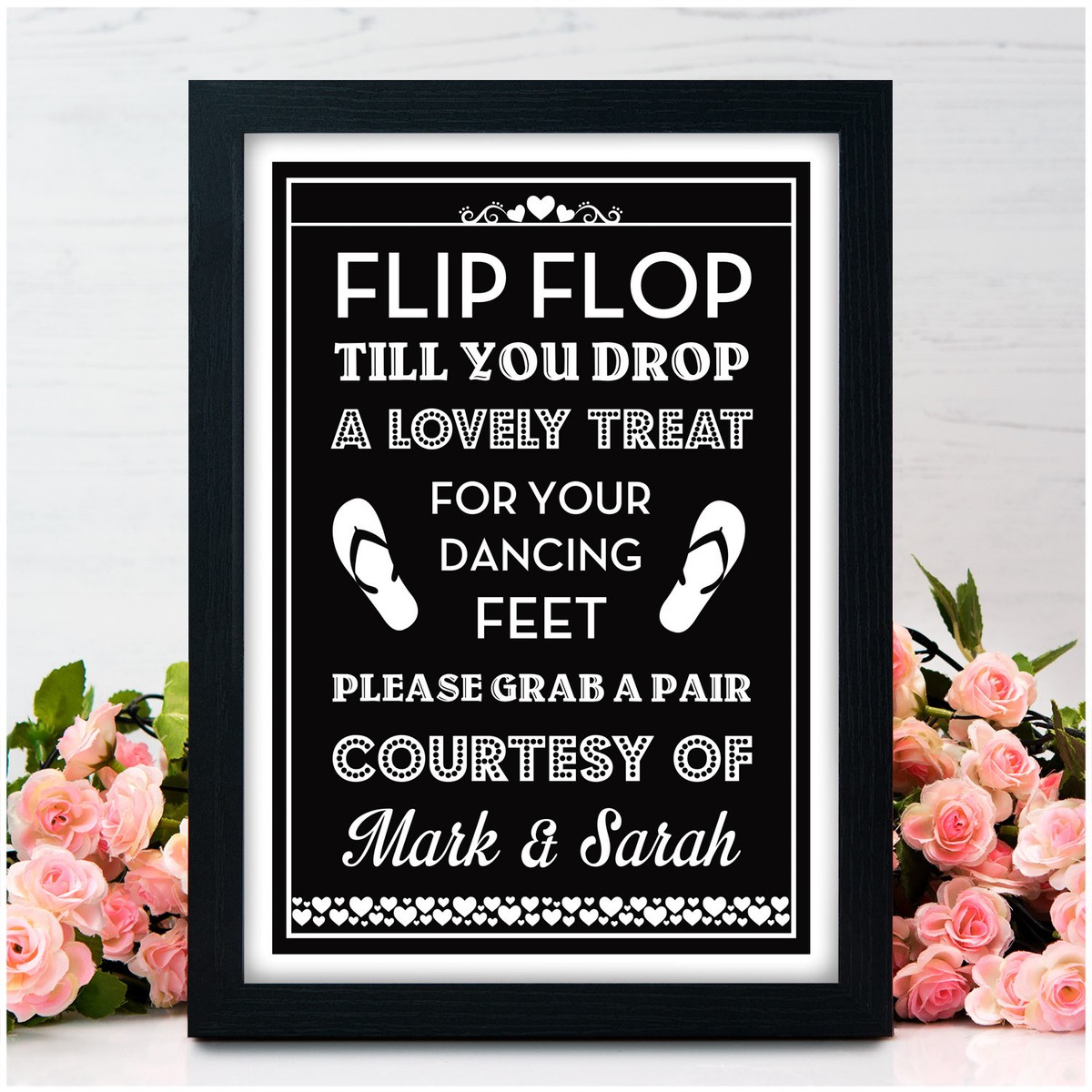 Dancing shoes sign for wedding | Honestweddingadvice.com