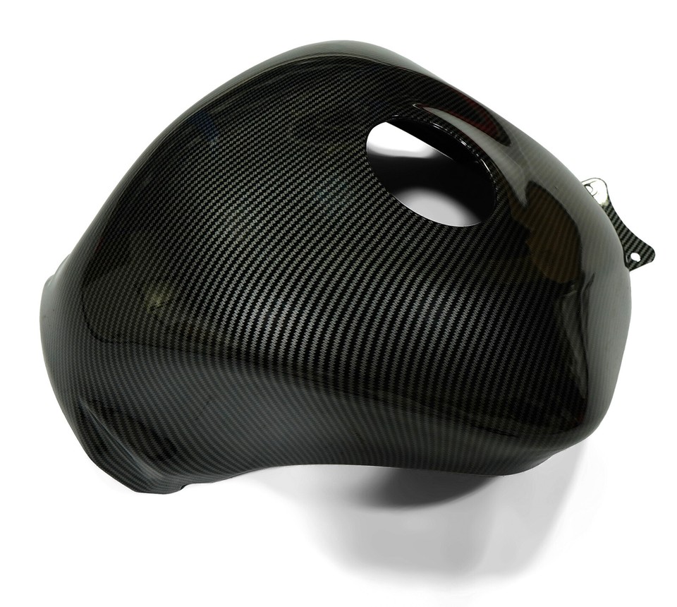 Fuel Gas Tank Cover Cowl Carbon Fiber Painted For Kawasaki Ninja ZX6R ...