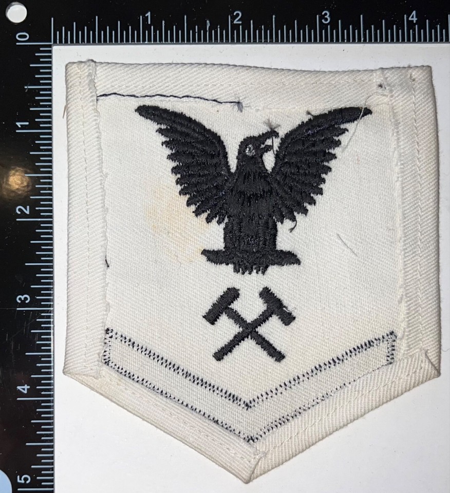 WWII USN Navy Shipfitter Petty Officer 2nd Class Summer White Rate ...